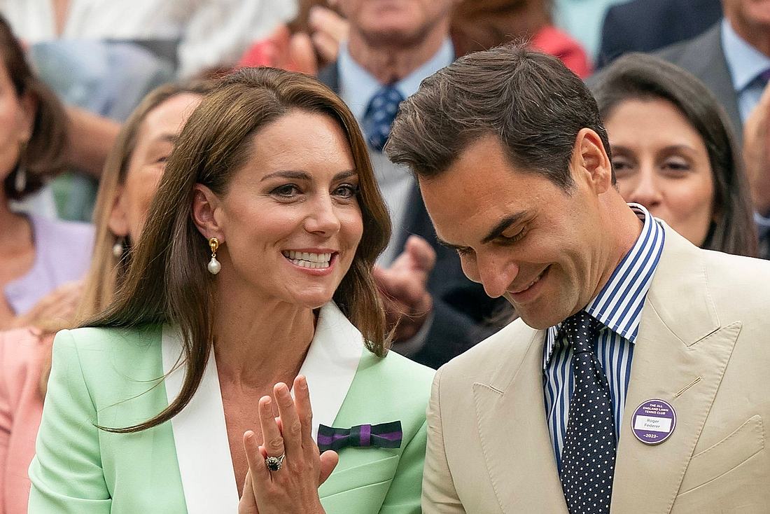 Prinzessin Kate & Roger Federer: Heißer Tennisflirt mit Folgen | Wunderweib