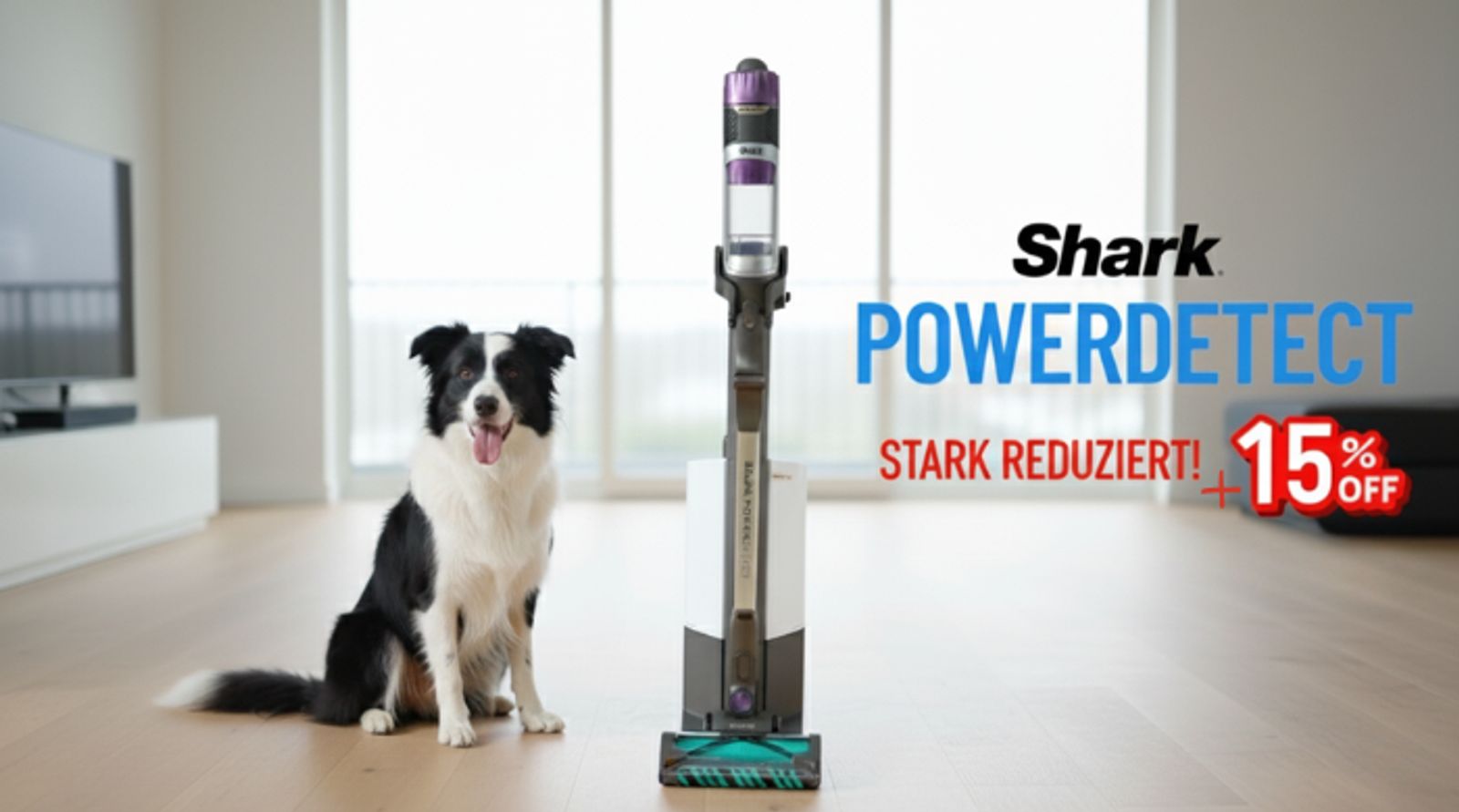 Jetzt sparen: Shark PowerDetect Clean & Empty gegen Tierhaare – Angebot ...