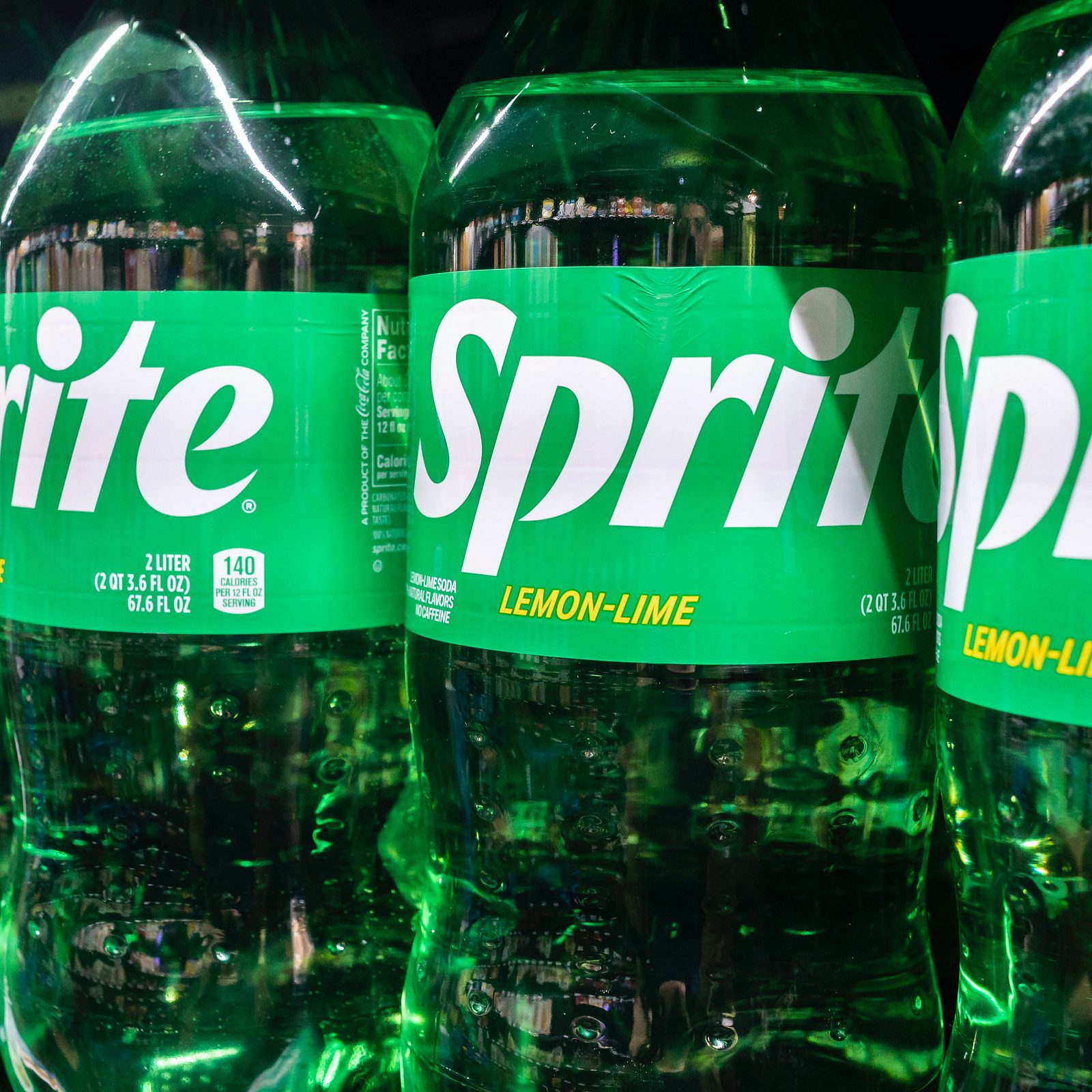 Sprite Limonadenflasche Retro Sprite Soda Flasche Mit Etikett, Retro